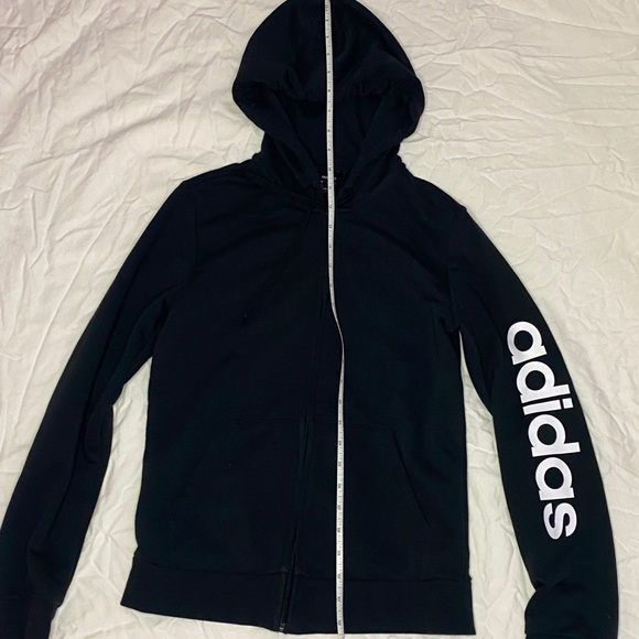 adidas | Jackets & Coats | Adidas Black Jacket Thats A Small Size With ...